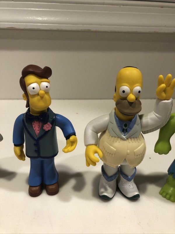 Playmates 2000 The Simpsons WOS World Of Springfield Homer Simpson ...