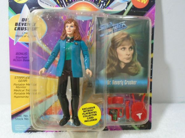 1993 PLAYMATES STAR TREK THE NEXT GENERATION DR. BEVERLY CRUSHER FIGURE ...