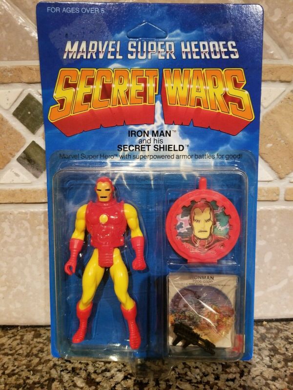 Vintage 1984 Mattel Marvel Secret Wars Iron Man And His Secret Shield ...