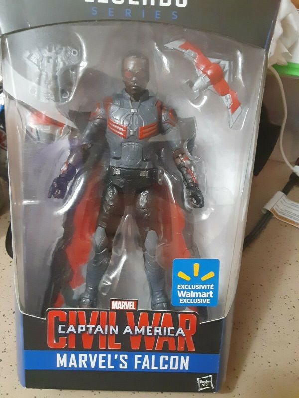 Marvel Legends Walmart Exclusive Civil War Falcon MCU 6 " Action Figure ...