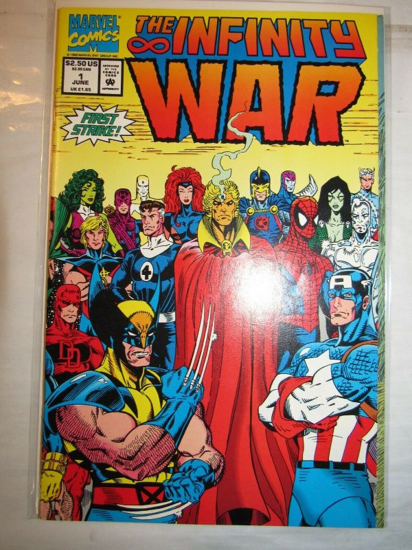 Marvel Comics The Infinity War 1 Wolverine She Hulk Daredevil Hawkeye 9 ...