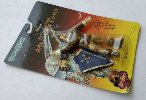 VINTAGE JUSTOYS BEND EMS DISNEY THE THREE MUSKETEERS ARAMIS ACTION ...