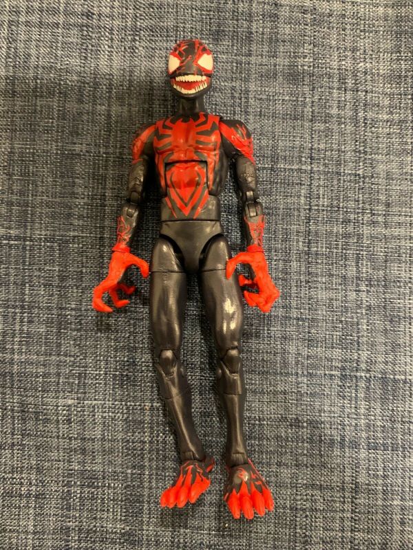 MARVEL LEGENDS 6 " VENOMIZED MILES MORALES SPIDER - MAN (VENOMPOOL WAVE ...