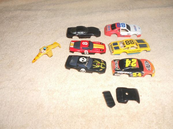 GROUP OF 6 HO SCALE SLOT CAR BODIES AND | #68733923