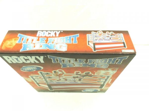 Rocky Title Fight Boxing Ring 2006 Jakks Pacific Complete Stallone ...