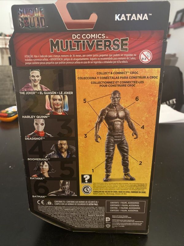 Mattel DC Comics Multiverse Suicide Squad Katana 6 " Action Figure ...