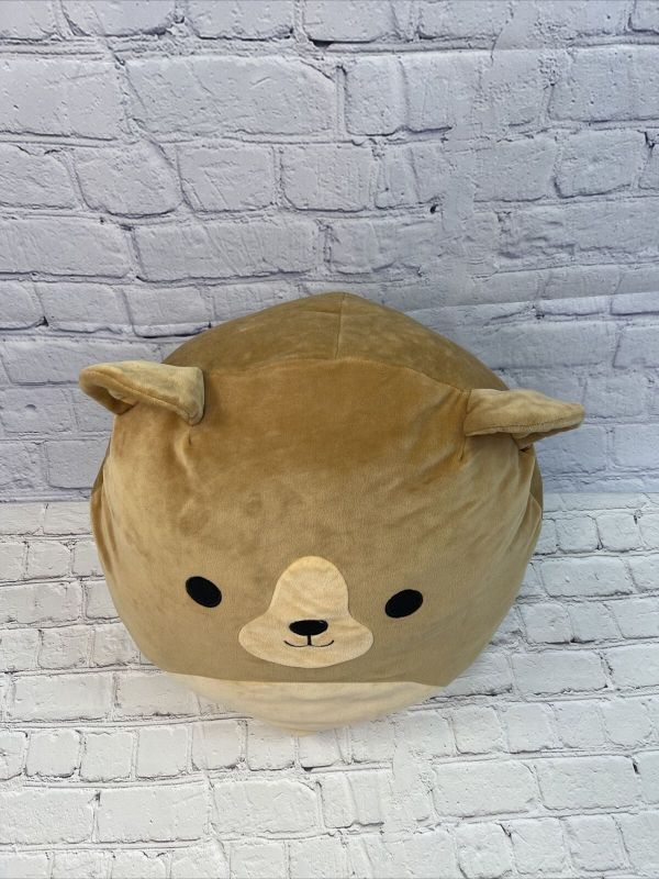 16” Baron The Brown Grizzly Bear Squishmallow Plush Toy 2018 Tan ...