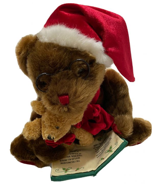 DanDee Plush Grandpa Bear Reading Twas The Night Before Christmas ...