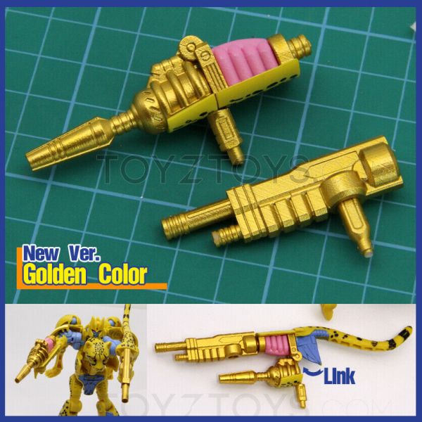 Golden - Intestine Gun Tail Gun Weapon Upgrade Kit For Kingdom Cheetor ...