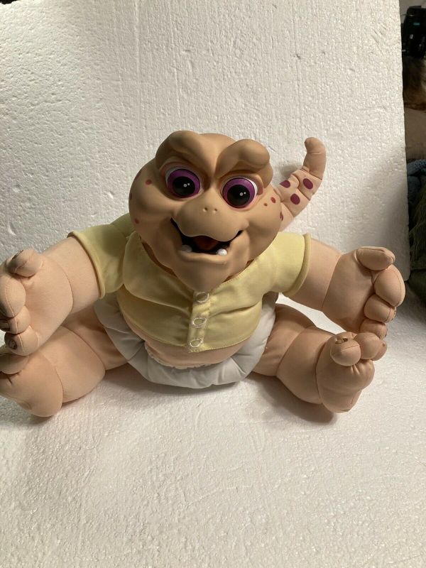 Talking Baby Sinclair 1991 Hasbro Dinosaurs Plush Pull String | #68917638