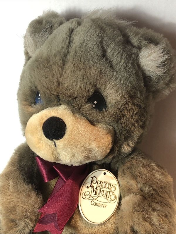 Precious Moments Charlie Teddy Bear 15 Inch Plush Stuffed Animal ...