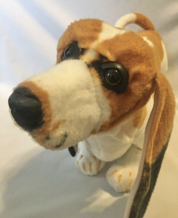 Tiger Tale Toys Basset Hound Large 18” INCREDIBLY REALISTIC Plush ...