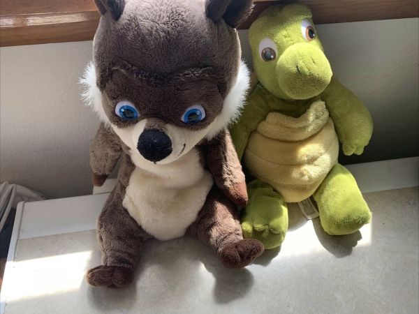 Kohls 11” Over The Hedge RJ Raccoon Brown Cream Plush Stuffed Animal ...