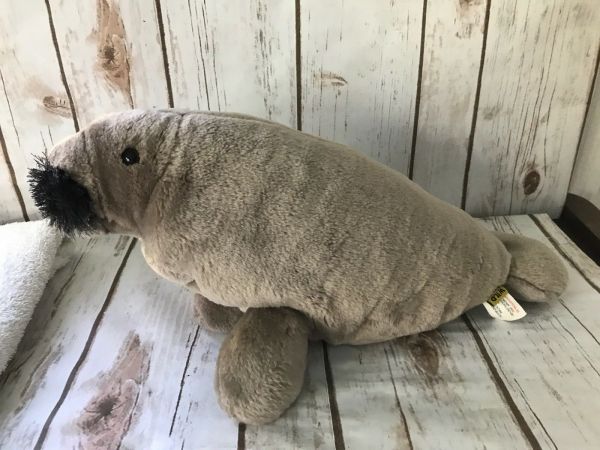 Wild Republic Cuddlekins 15 " Manatee Sea Cow Plush | #68992235