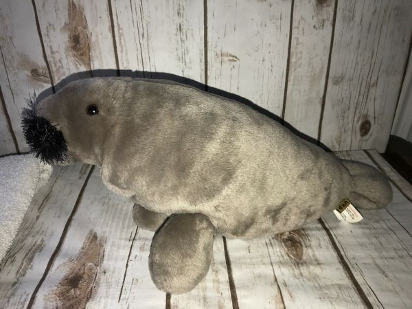 Wild Republic Cuddlekins 15 " Manatee Sea Cow Plush | #68992235