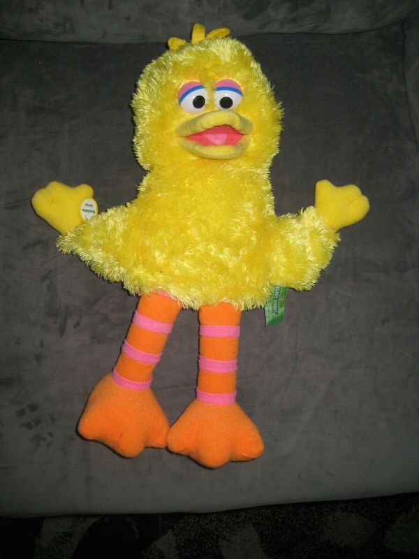 2013 GUND SESAME STREET 123 FULL BODY BIG BIRD HAND PUPPET BENDABLE ...