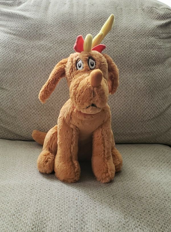 Kohls Cares The Grinch Dog Max Plush Stuffed Animal Reindeer Dr. Suess ...