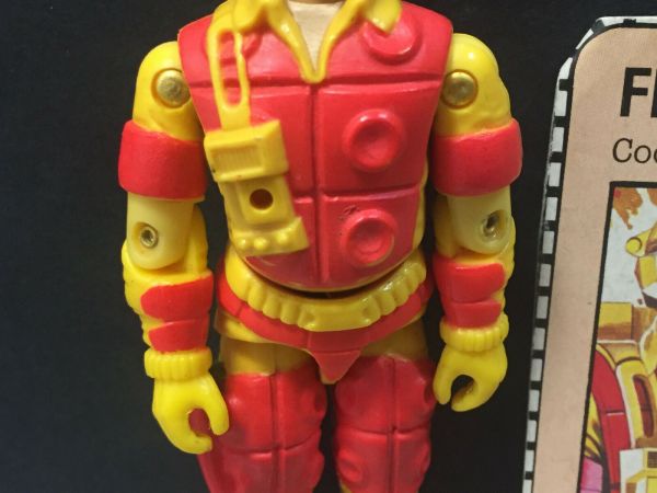 1984 GI JOE BLOWTORCH V1 100 Complete W/ File Card Hasbro ARAH Vintage ...