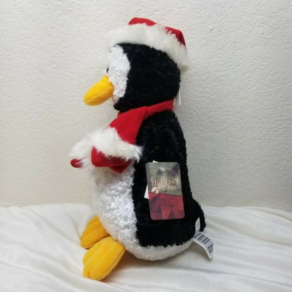 Christmas Santa Holiday Winter Penguin Hug Fun Plush Stuffed Animal ...