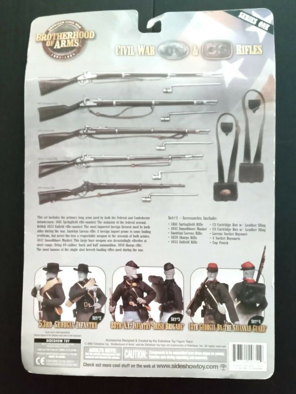 Sideshow Collectibles BROTHERHOOD OF ARMS US & CS CIVIL WAR Rifles Set ...