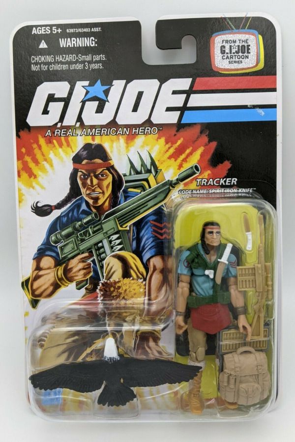 25th Anniversary Comic Series 2008 GI Joe Tracker Spirit Iron - Knife W ...
