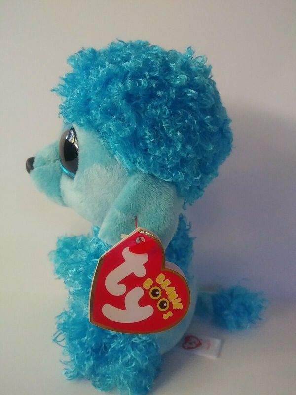 Ty Beanie Boos MANDY The Blue Poodle Dog 6 Inch | #69084591