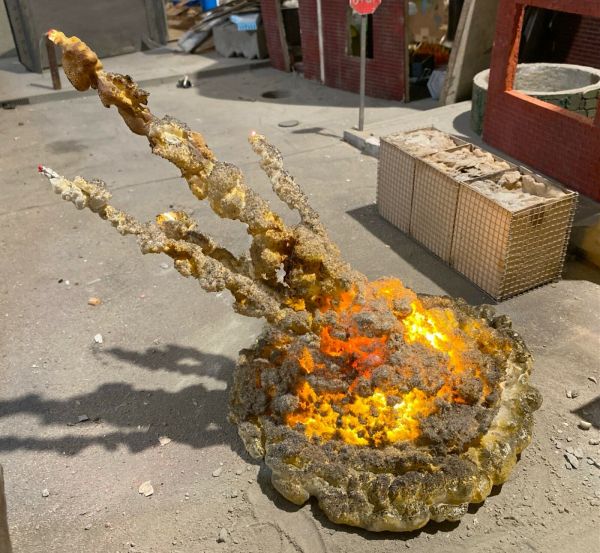 1:12 Action Figure Diorama Artillery Explosion, Combat Environment ...