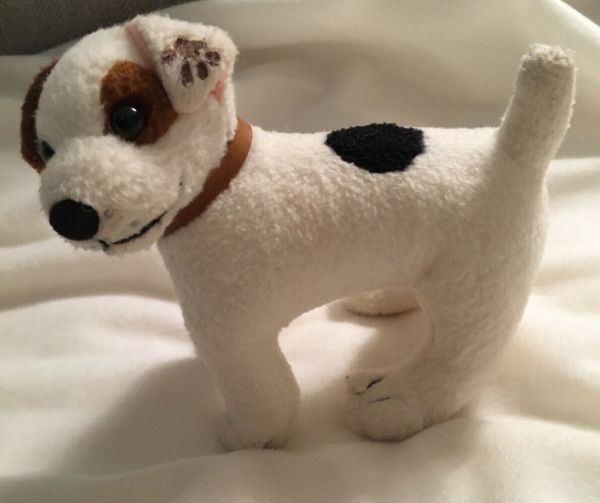 Vintage Wishbone Jack Russell Terrier Dog Plush Stuffed Animal 1996 Big ...