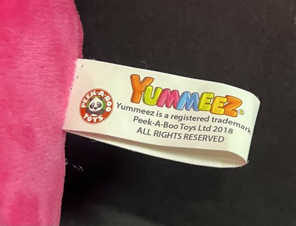Yummeez 7” Peek A Boo Plush Unicorn With Lollipop Pink Stuffed Animal ...