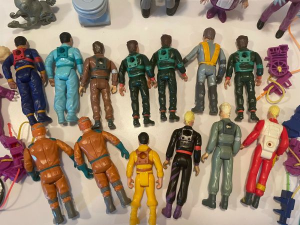 80s VTG The Real GHOSTBUSTERS Kenner Louis Egon Winston Flush Grandma ...