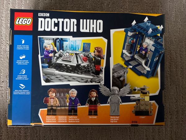 Lego Ideas 21304 Doctor Who Tardis Dalek Lab Robot BBC Retired Angel ...