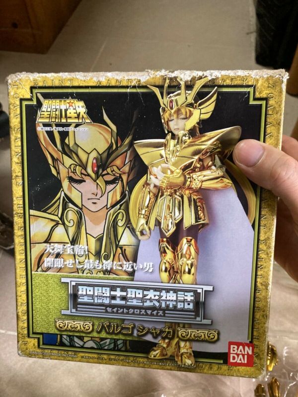 Box Bad Bandai Saint Seiya Cloth Myth Gold Cloth Virgo Shaka Bandai ...