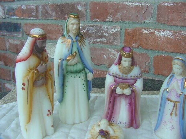 Fenton Nativity 1st Edition Holy Family And 3 Wise Men | #69219173