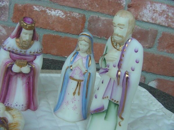 Fenton Nativity 1st Edition Holy Family And 3 Wise Men | #69219173