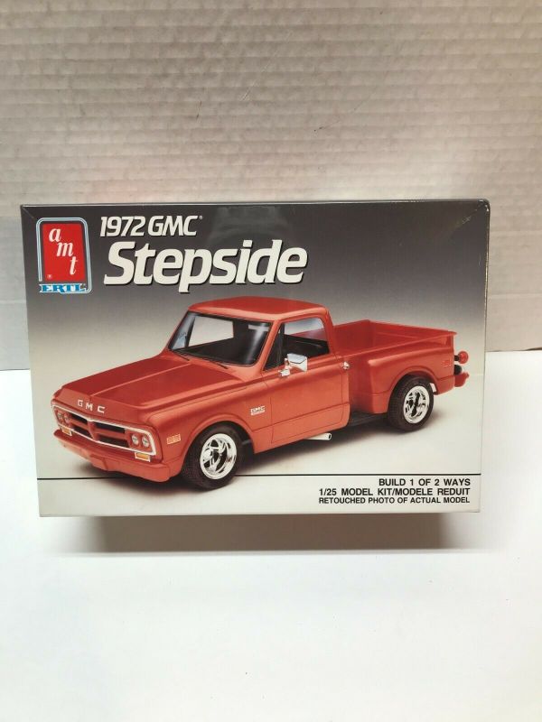 VINTAGE AMT 1/25 SCALE 1972 GMC STEPSIDE PICKUP TRUCK MODEL KIT | #69264115