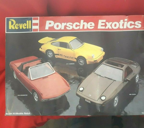 Vintage Revell 1:25 Scale Porsche Exotics 7482 3 Models In Kit | #69297675