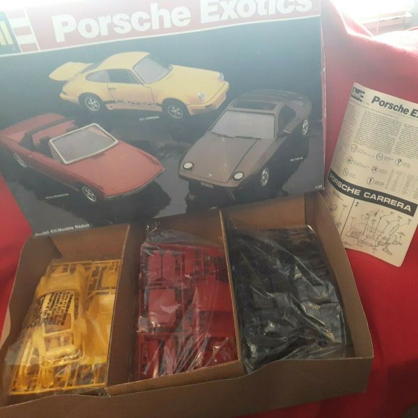 Vintage Revell 1:25 Scale Porsche Exotics 7482 3 Models In Kit | #69297675