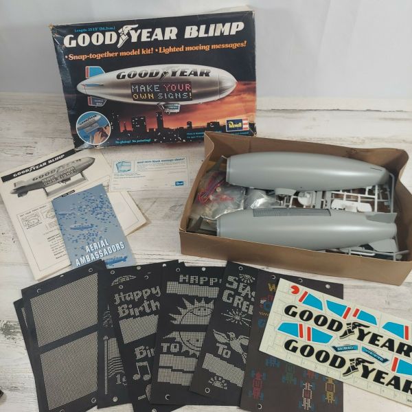Vintage Revell Model Kit Goodyear Blimp, 1975 Open Box 99000 | #69323925