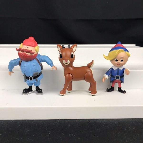 Rudolph The Red Nosed Reindeer 50th Anniversary Set 3 Talking Figures ...