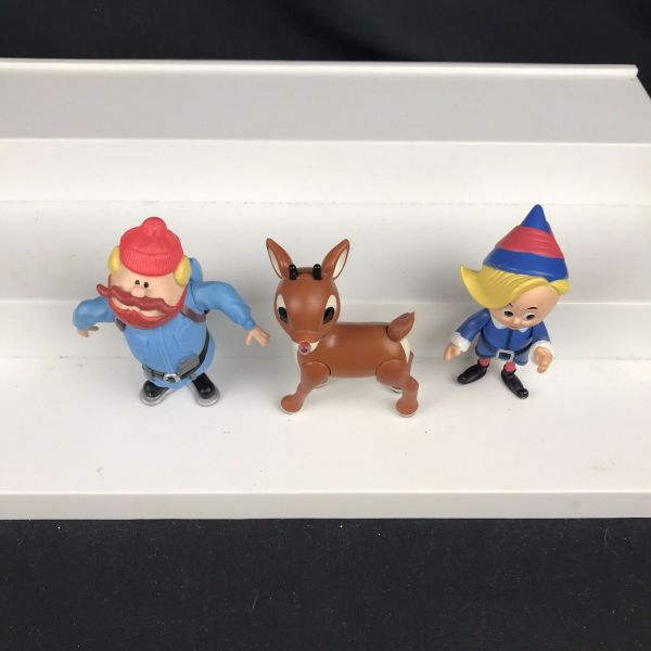 Rudolph The Red Nosed Reindeer 50th Anniversary Set 3 Talking Figures ...