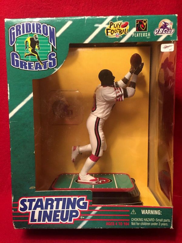 Jerry Rice Action Figure - Kenner Starting Lineup NFL Football Gridiron ...
