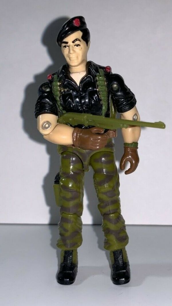 G. I. Joe 1985 Flint V1 Loose Complete With Gray Filecard Warrant ...