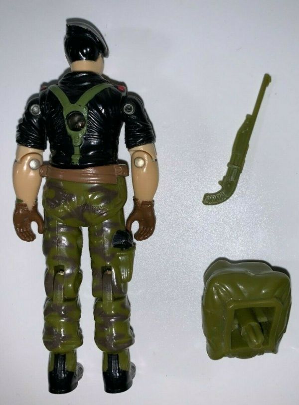 G. I. Joe 1985 Flint V1 Loose Complete With Gray Filecard Warrant ...